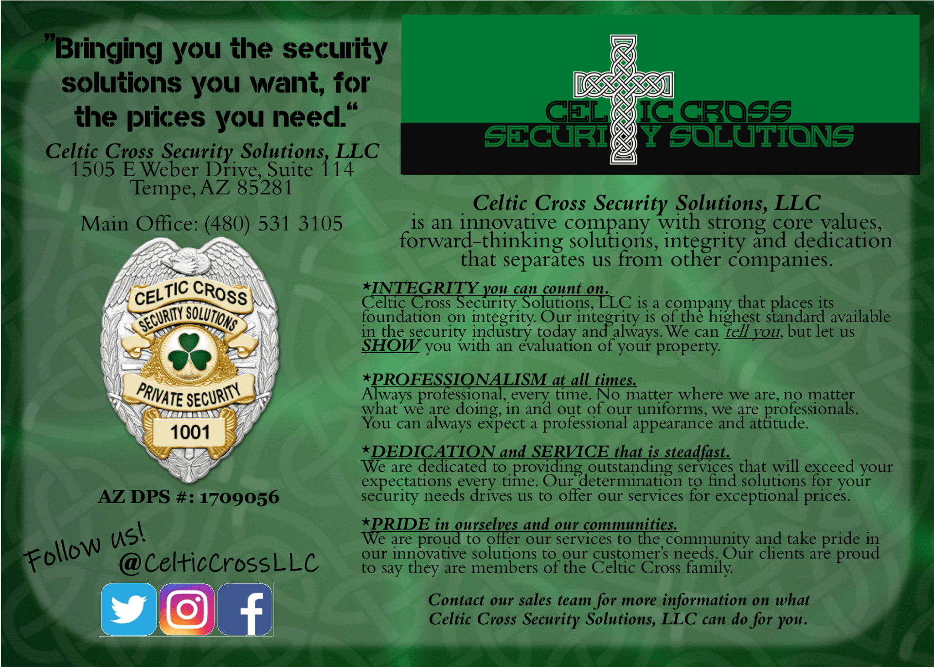 Vehicle Security | Tempe, AZ | Celtic Cross Security Solutions LLC