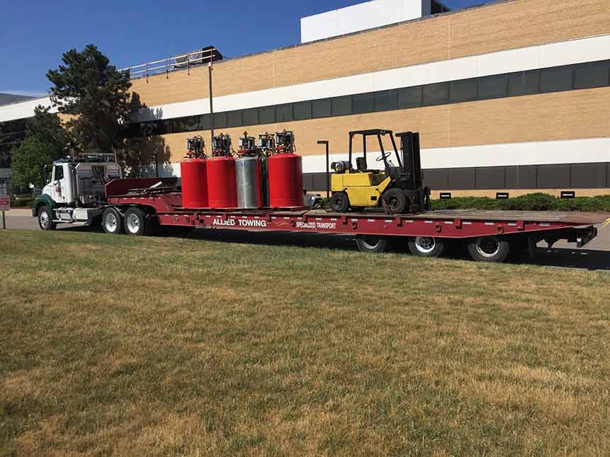 Heavy Equipment Transportation in Detroit, MI