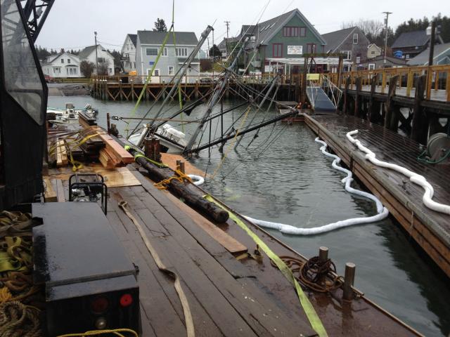 Boat Recovery - Thomaston, ME - Tibbetts Marine Construction