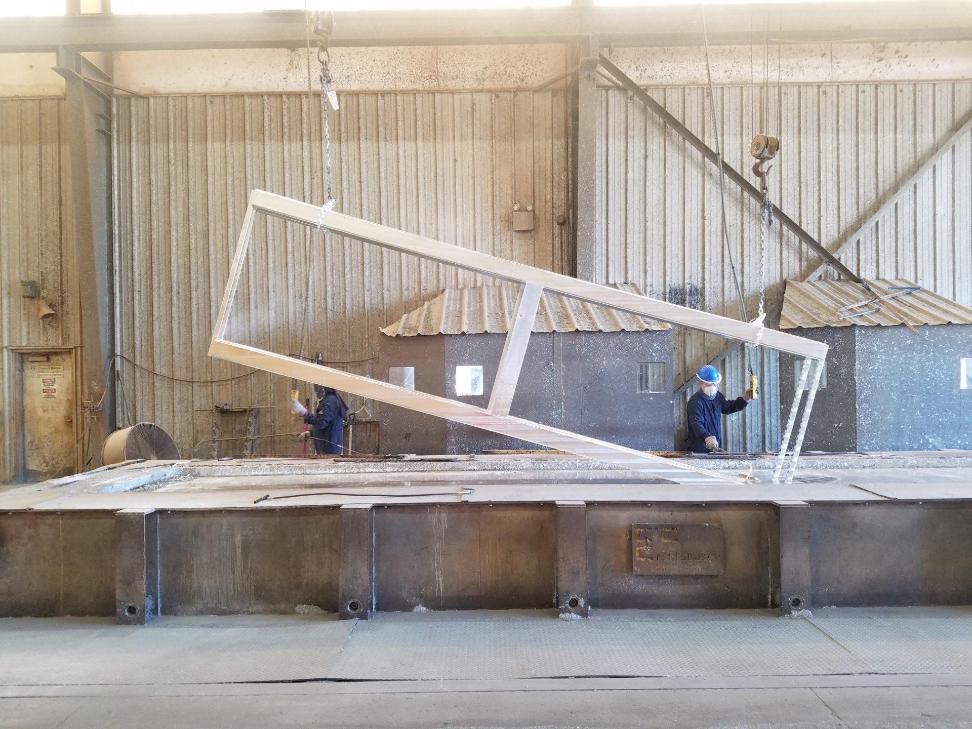 Galvanized Steel Projects - West Jordan, Utah - Jordan River Galvanizing