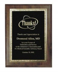 Ego Enterprises Catalogue Plaques Cherry Finish Wood Plaque