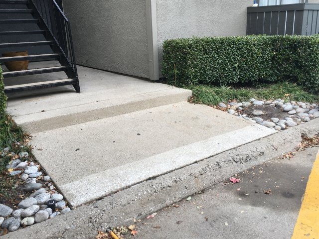 fill voids in walkways | Dallas, Texas | Walkway Concrete Grinding ...