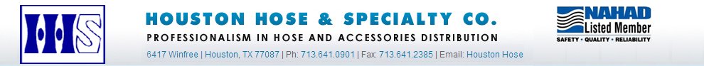 Texas Industrial Hose Distributor | Houston Hose & Specialty Inc.