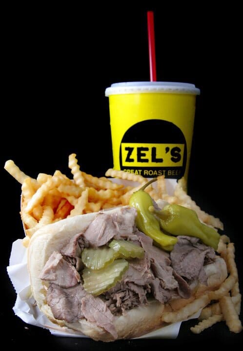 Zels Roast Beef in Schererville, IN provides a full menu with roast ...