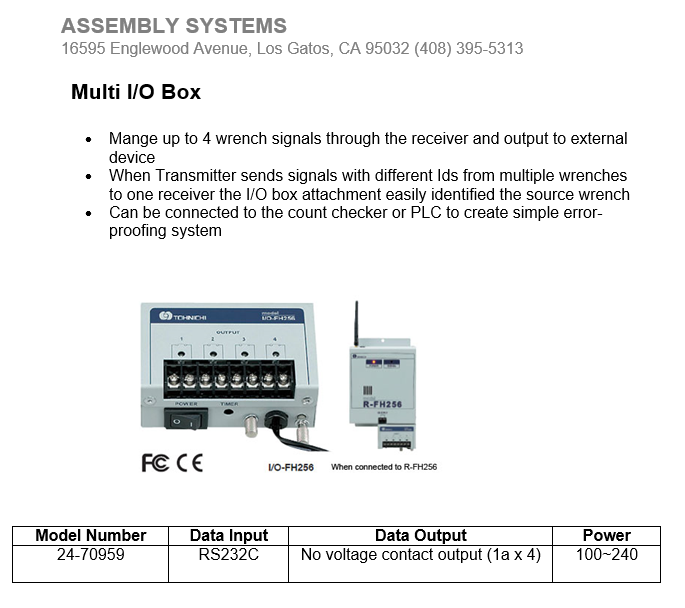 Multi I/O Box | Skye Industries, Inc