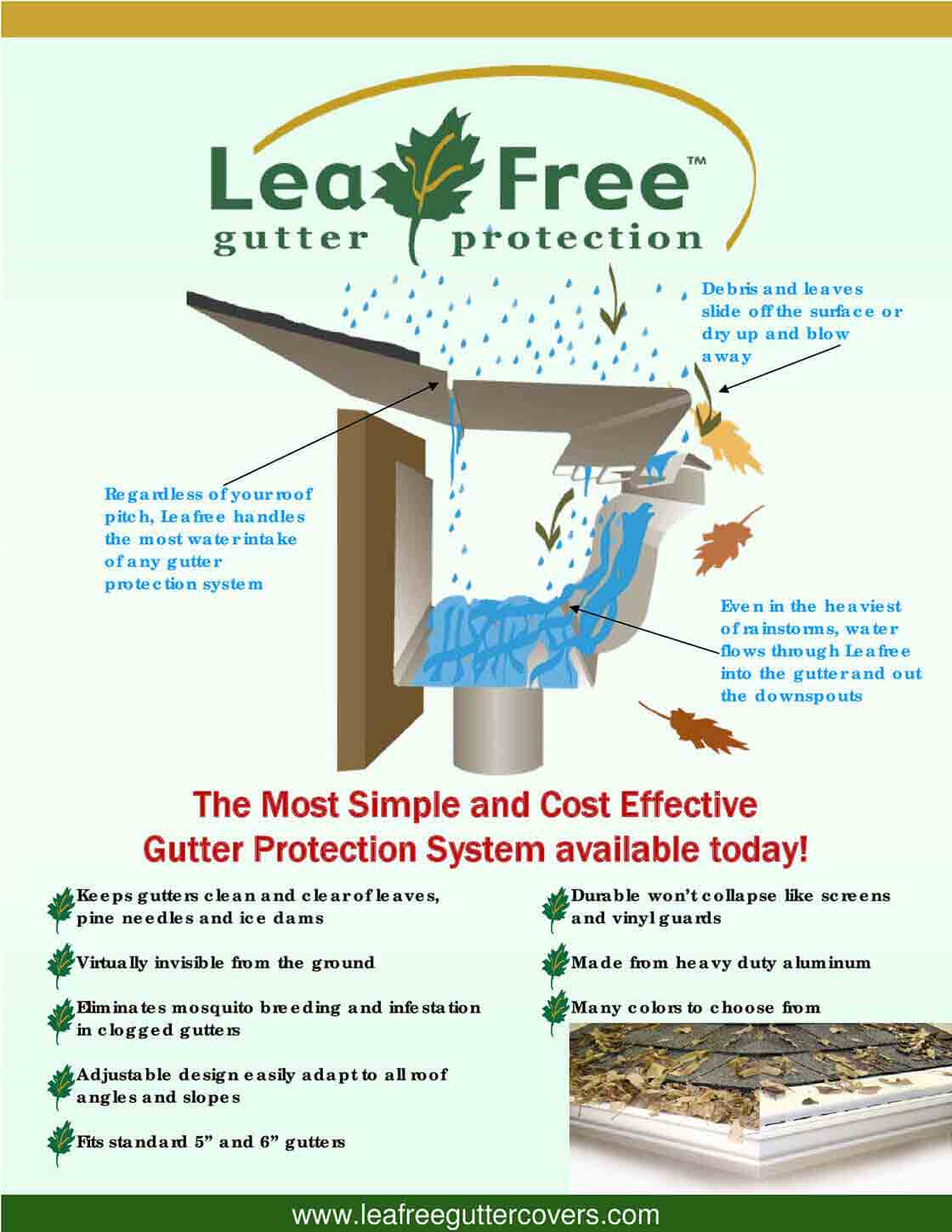 LeaFree Gutters- Metro East, IL - Art's Custom Seamless Gutters