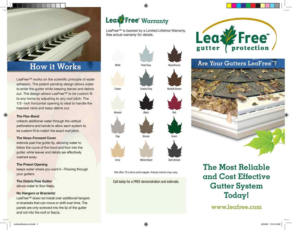 LeaFree Gutters- Metro East, IL - Art's Custom Seamless Gutters