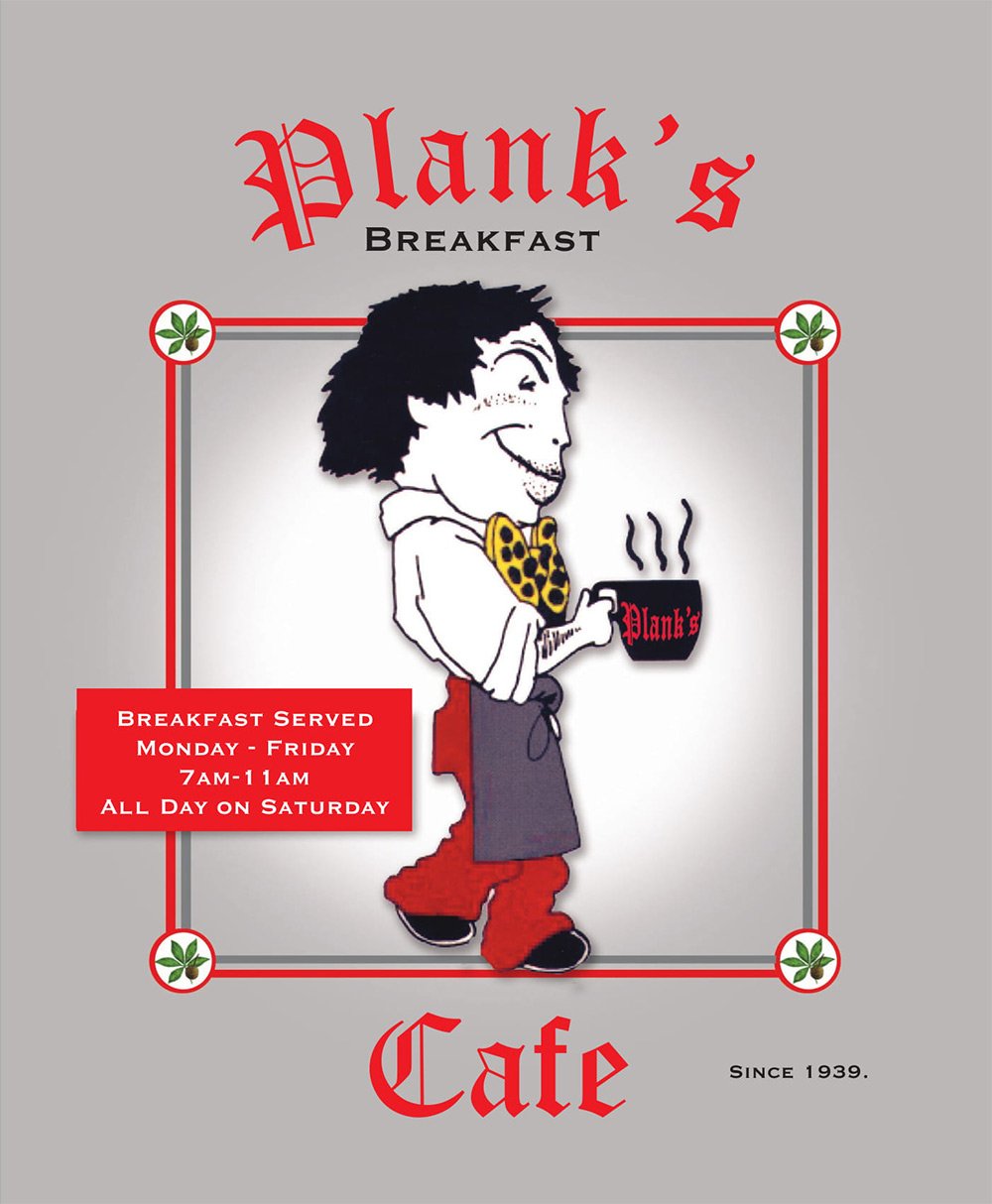 Breakfast Menu | Planks Cafe & Pizzeria on Parsons - Columbus, Ohio