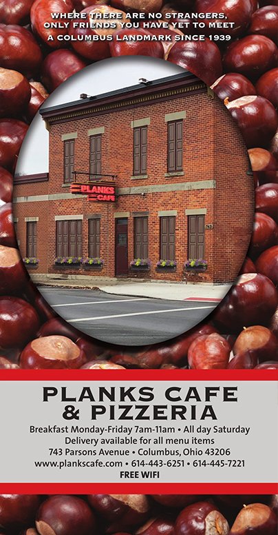 Lunch and Dinner Menu | Planks Cafe & Pizzeria on Parsons - Columbus, Ohio
