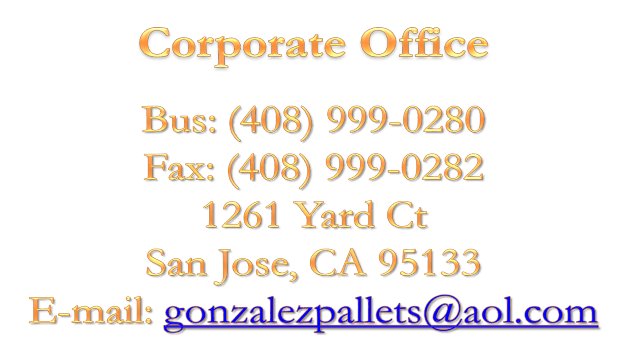 Gonzalez Pallets - Home