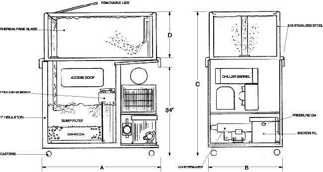 Seafood Tanks | San Marcos, CA | Sea Water Visions Inc