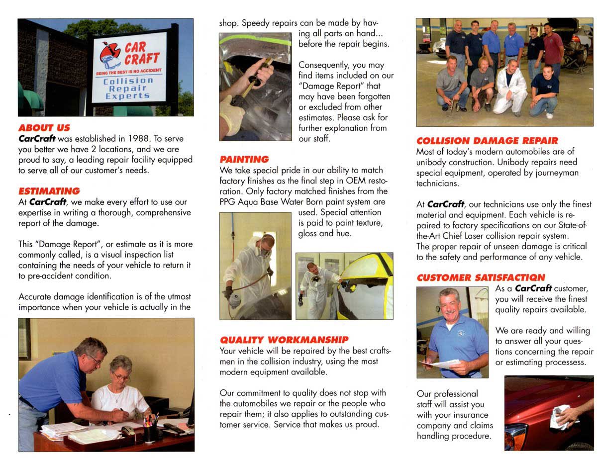 Collision Repair - Braintree,, MA - Car Craft Auto Body Inc.