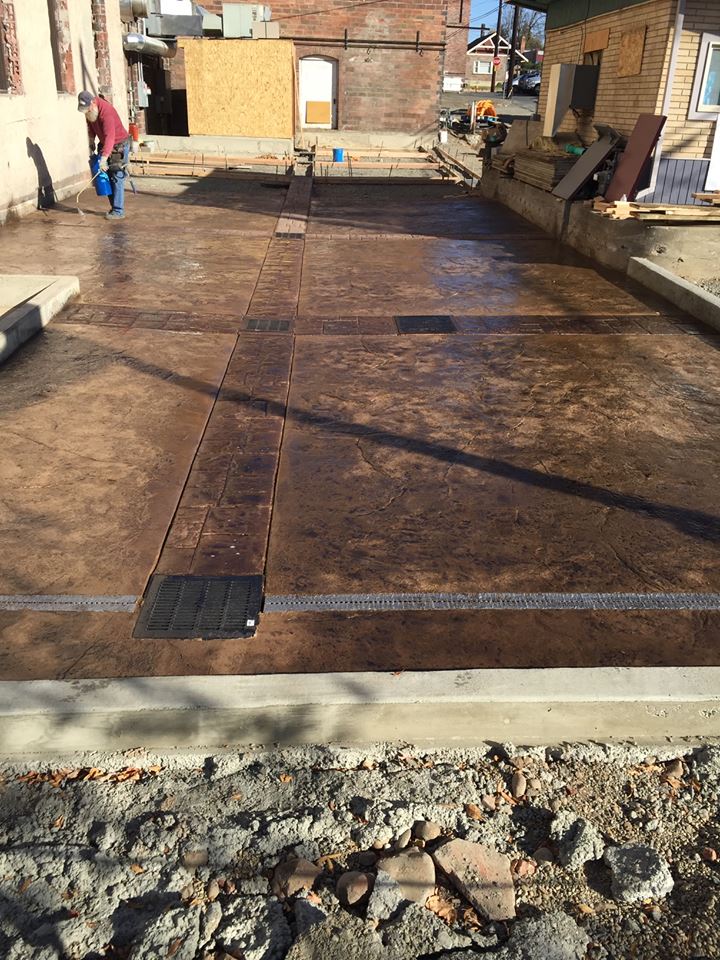 Custom-Stamped Concrete Installation in Tacoma, WA