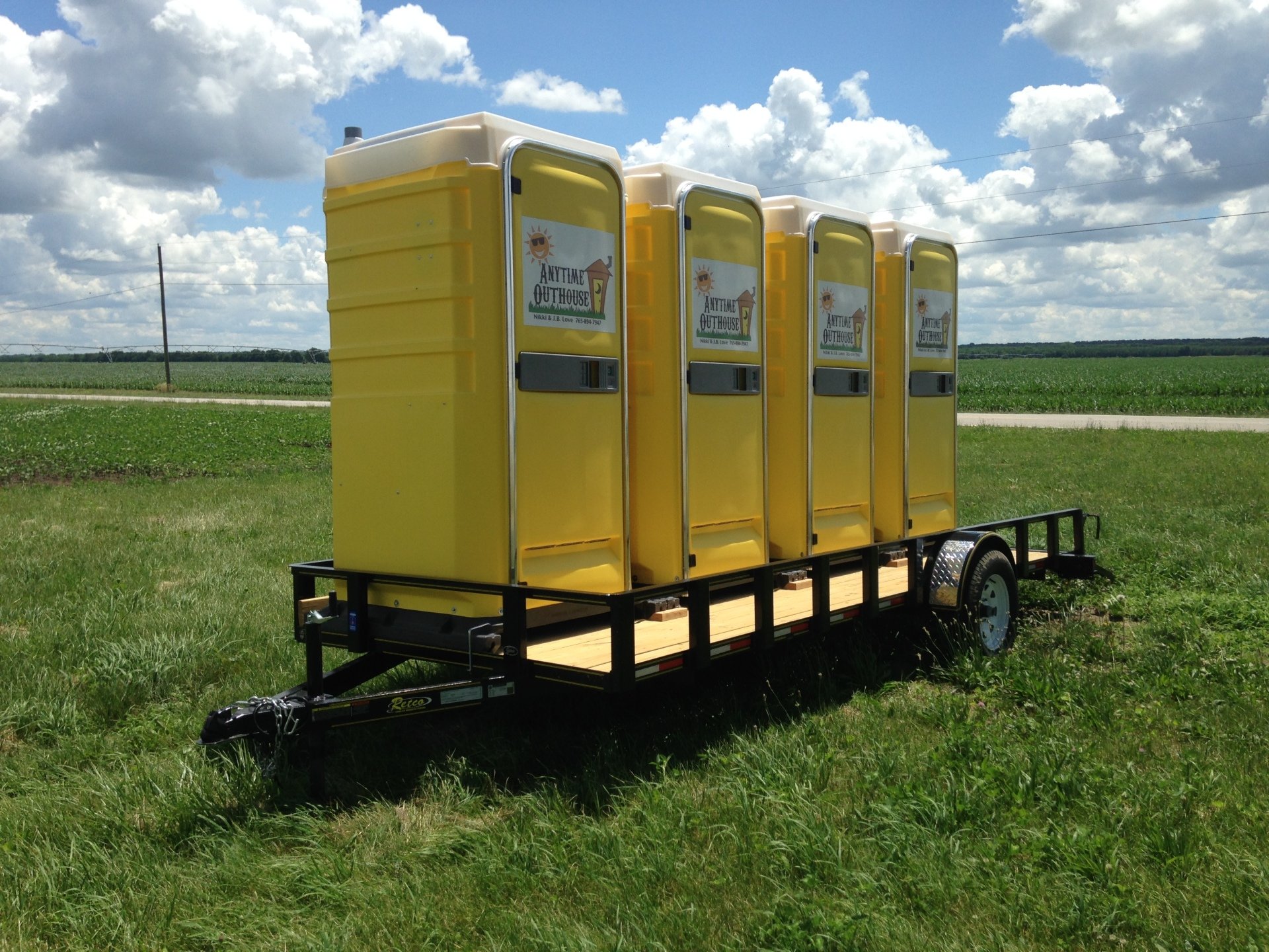 Agriculture Porta Potty | Thorntown, IN | Anytime Outhouse