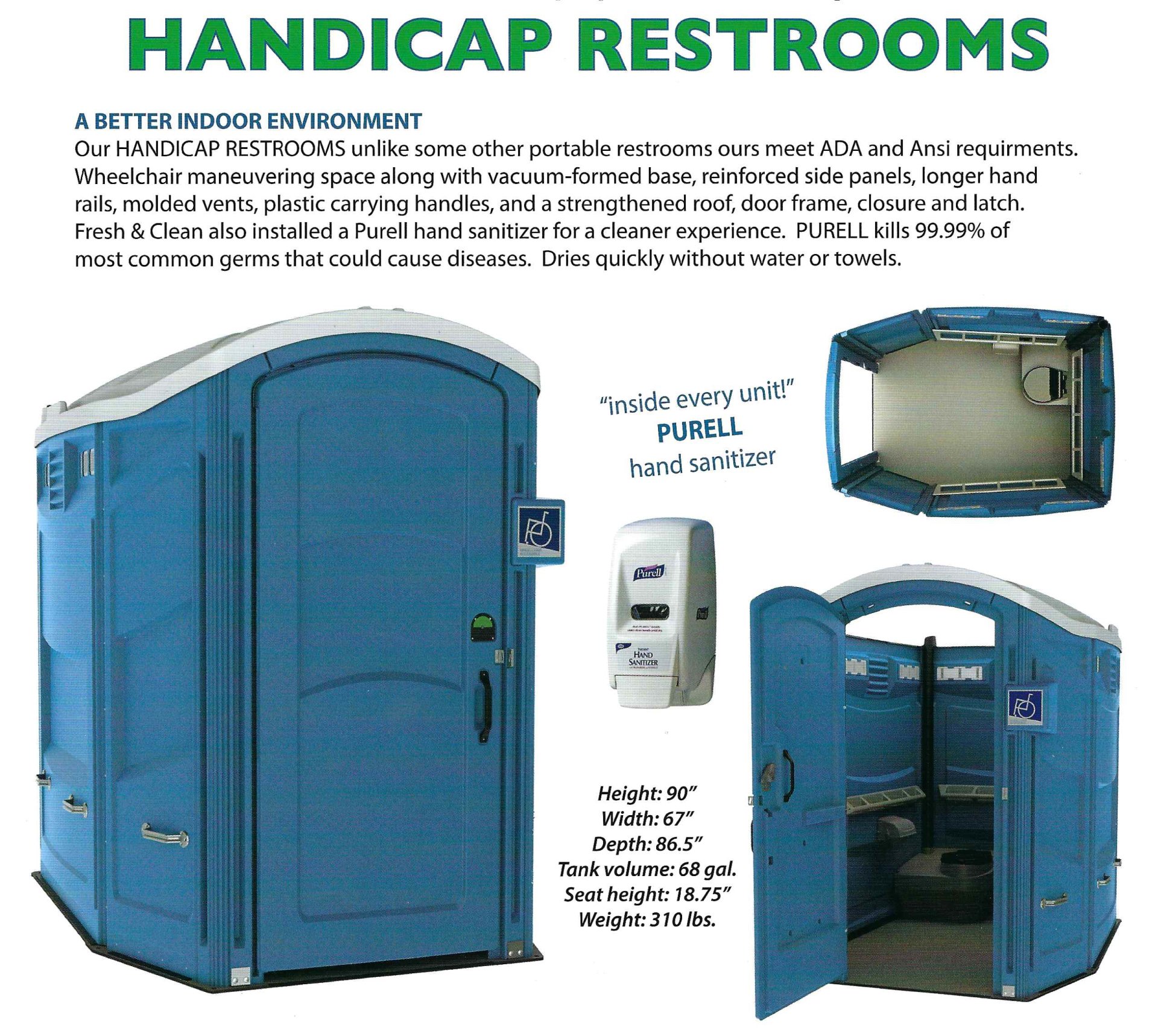 Handwash Stations - Albuquerque, NM - Fresh & Clean Portable Restrooms