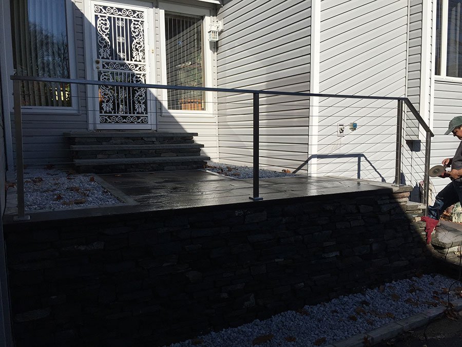 Exterior Iron Railing | Based Out of Cold Spring, NY | R&G Wrought Iron ...