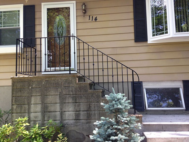 Exterior Iron Railing | Based Out of Cold Spring, NY | R&G Wrought Iron ...