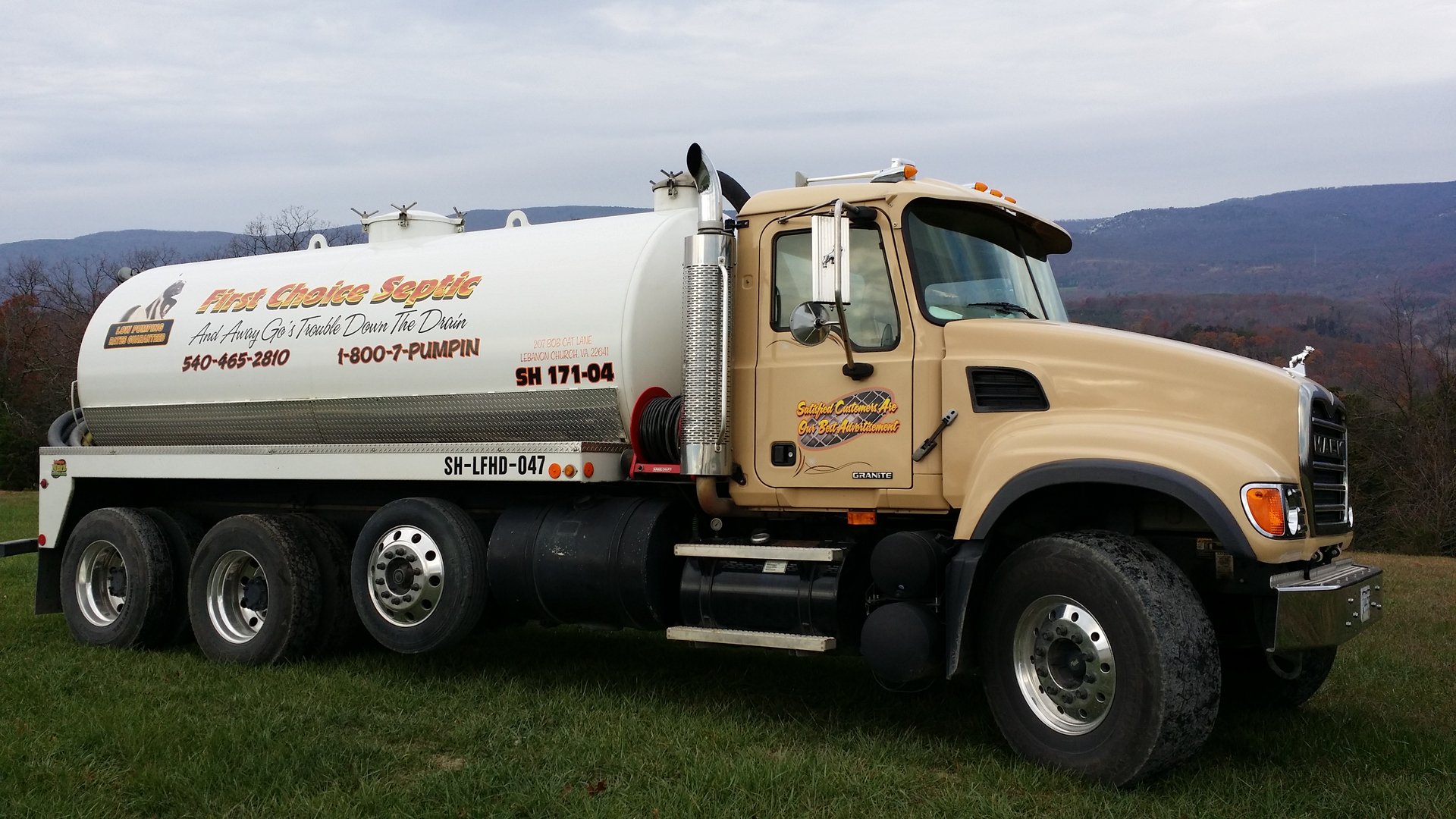 Septic Installation and Repair Services | Front Royal VA | First Choice ...