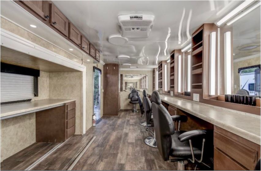 Wardrobe and Makeup Trailer - Anaheim, CA - Ultra Haulers Trailers