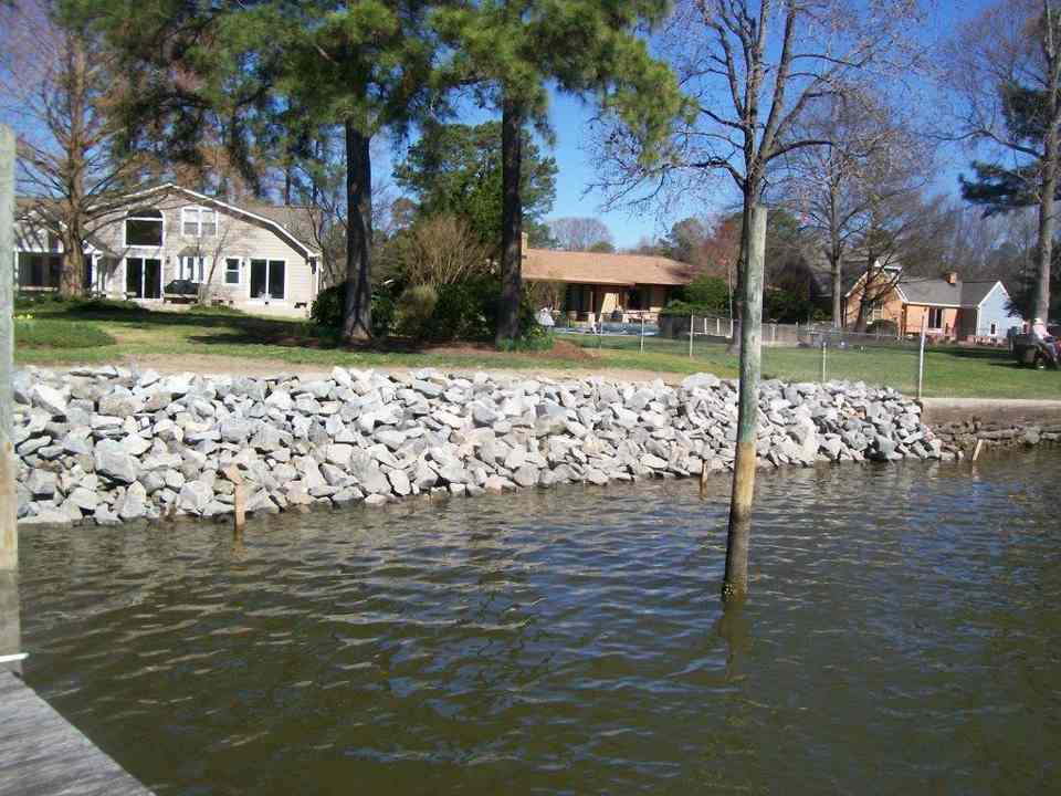 Rip-Rap Installation | Gloucester, VA | Southern Landscaping