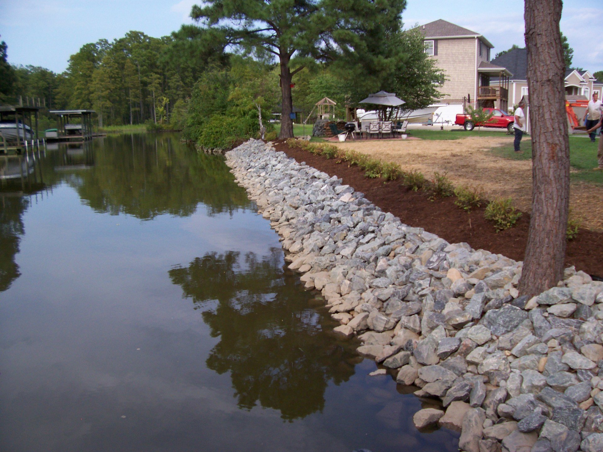 Rip-Rap Installation | Gloucester, VA | Southern Landscaping