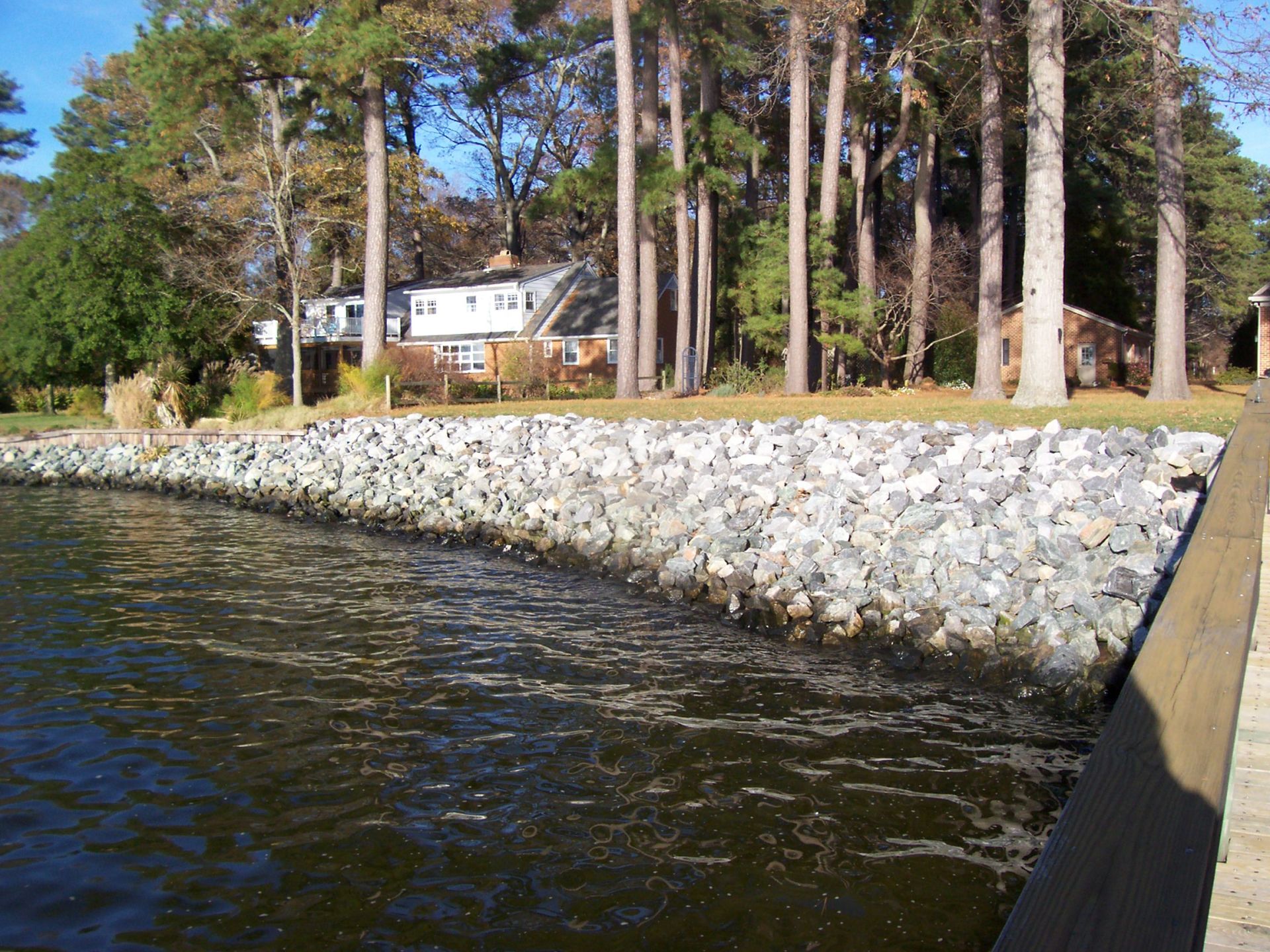 Rip-rap Installation | Saluda, VA | Southern Landscaping & Construction Inc