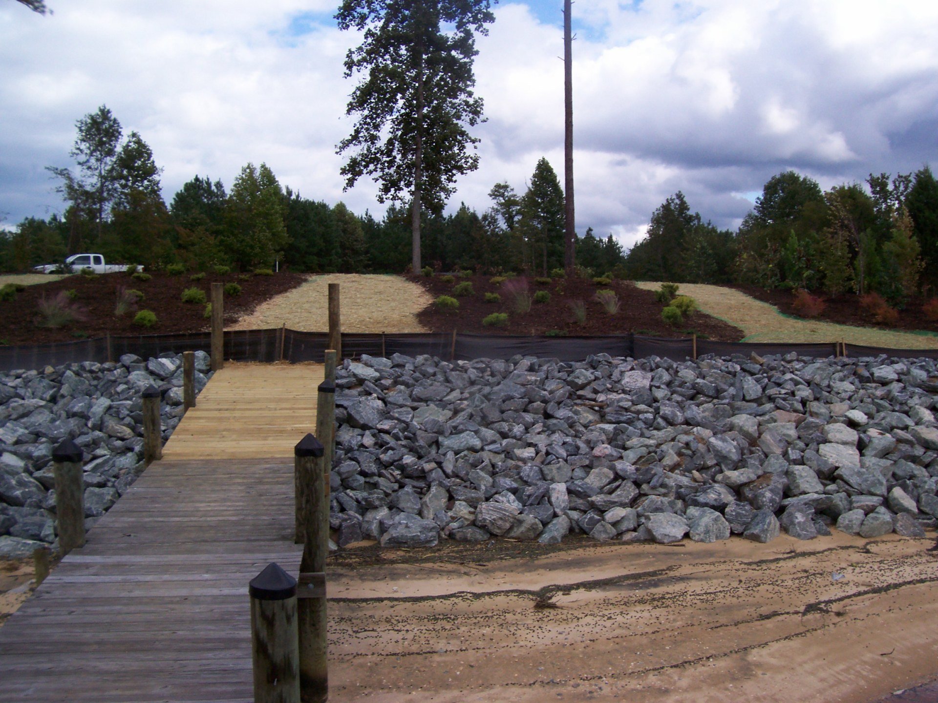 Rip-rap Installation | Saluda, VA | Southern Landscaping & Construction Inc