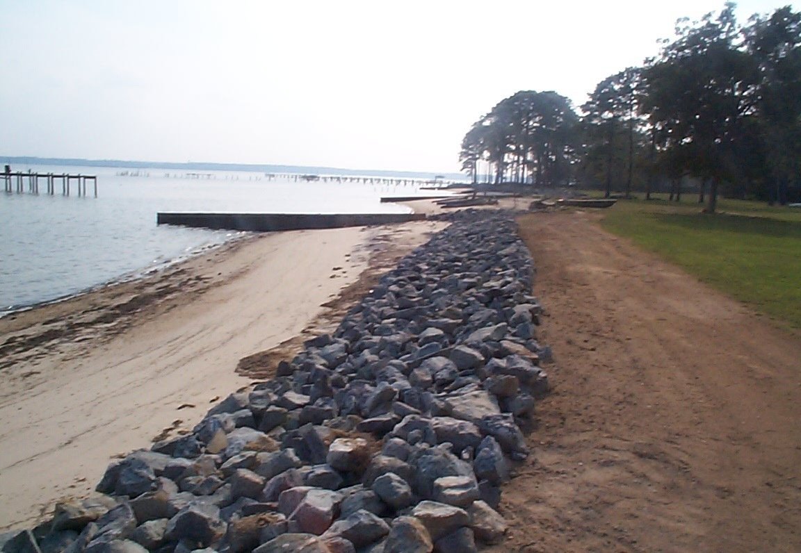 Rip-rap Installation | Saluda, VA | Southern Landscaping & Construction Inc