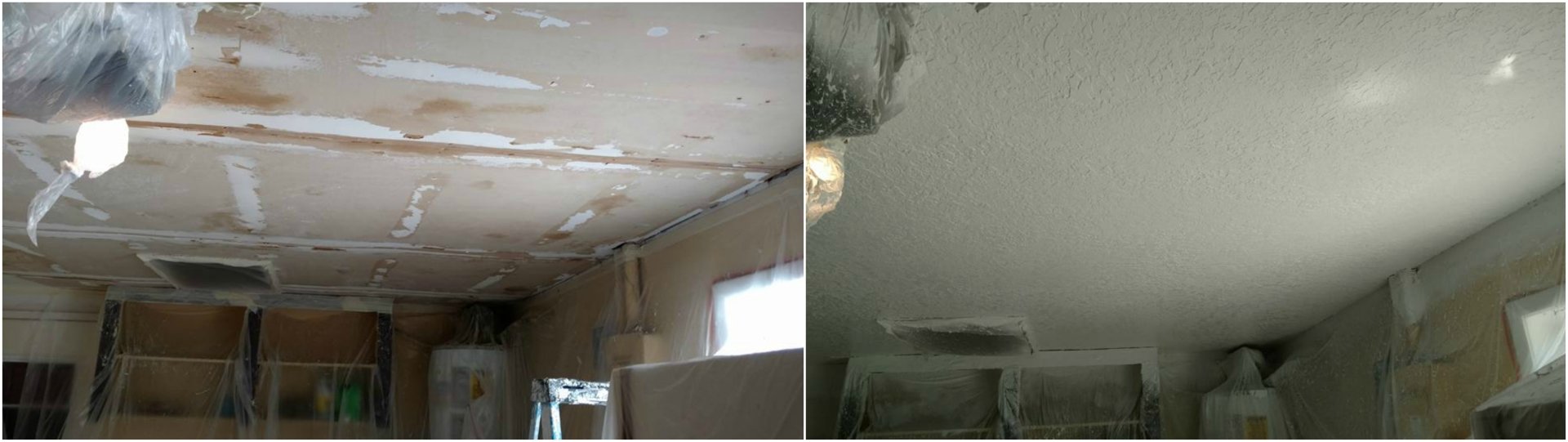 Pro Ceilings and Drywall Texture Repair, Inc. - before-n-after