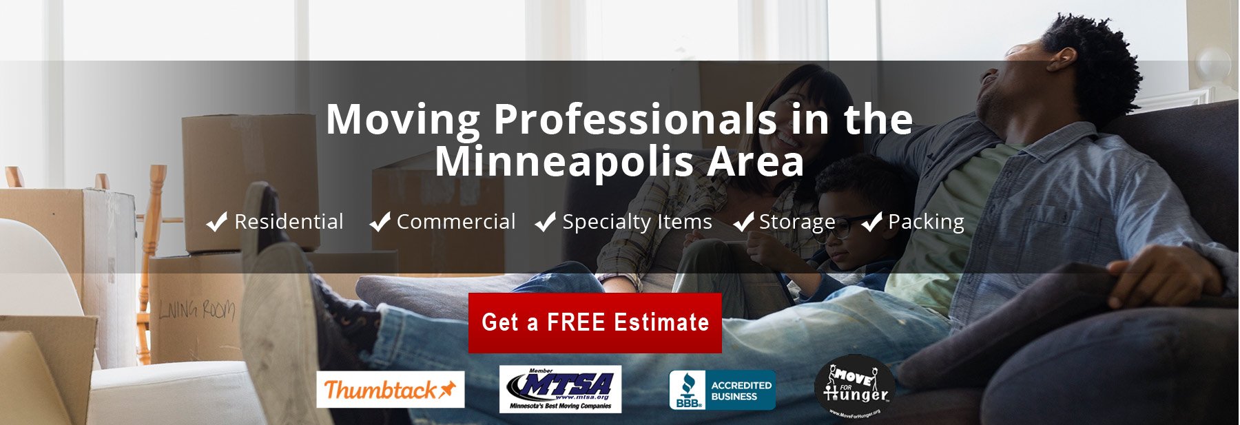 Moving Company | Minneapolis, MN | Ruth Movers Inc.
