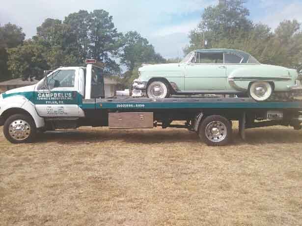 Services | Campbell's Towing & Recovery Inc. | Tyler, TX